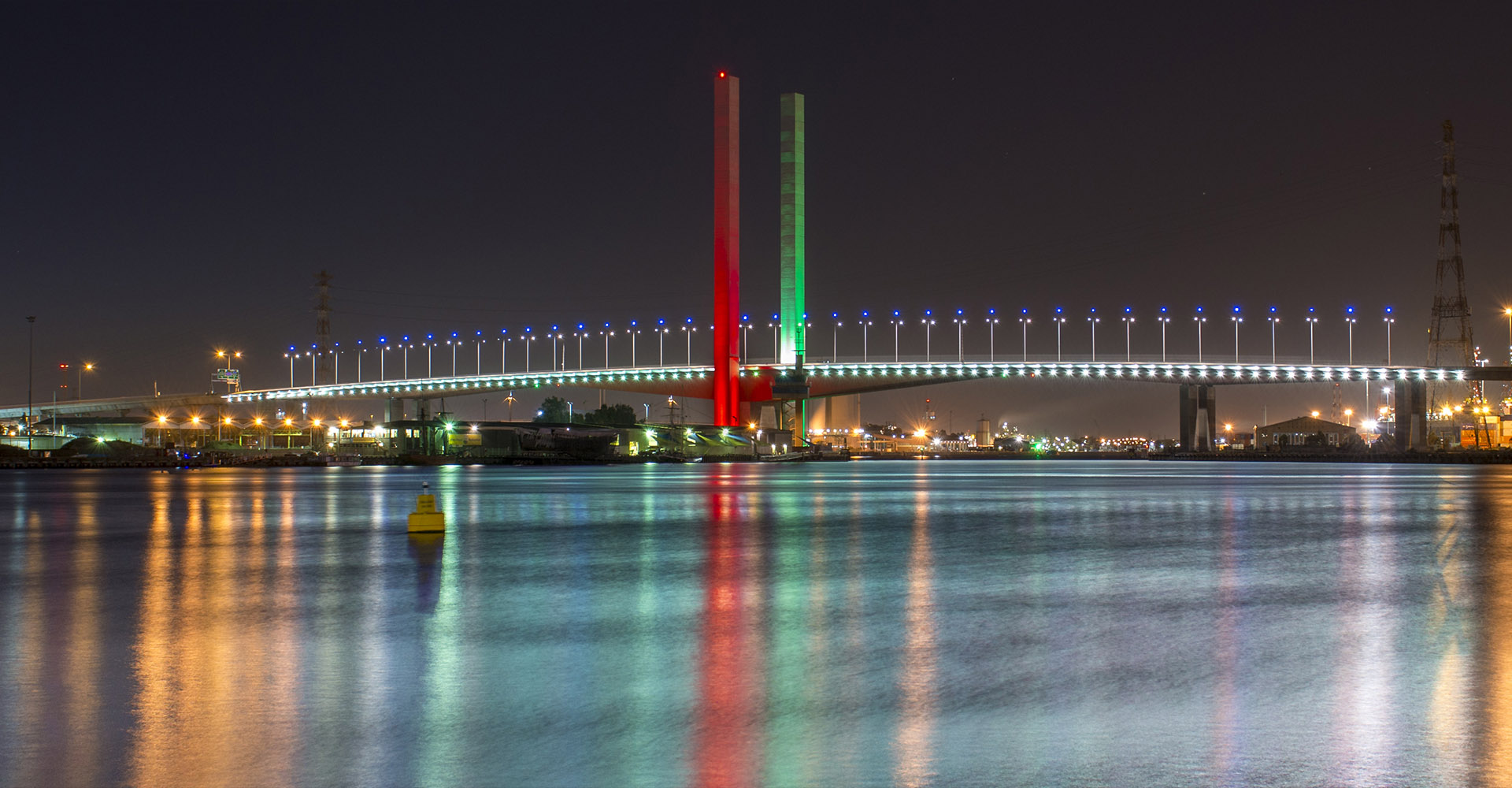 Bolte Bridge: Lit for important causes